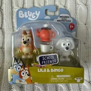moose toys | Toys | Bluey Lila Bingo Figures New School Friends Htf ...